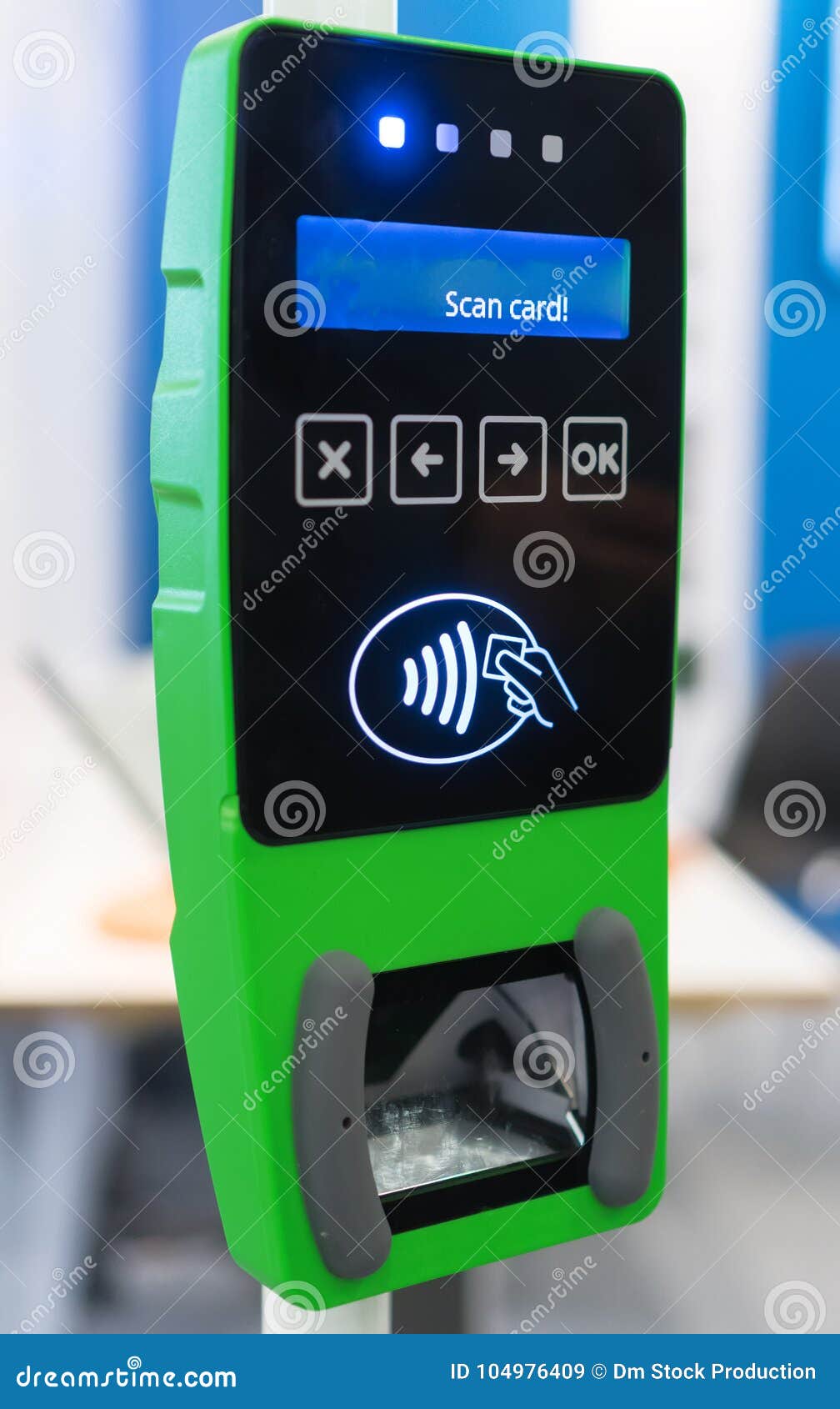 Validation Card in Transport. Editorial Stock Image - Image of smart ...