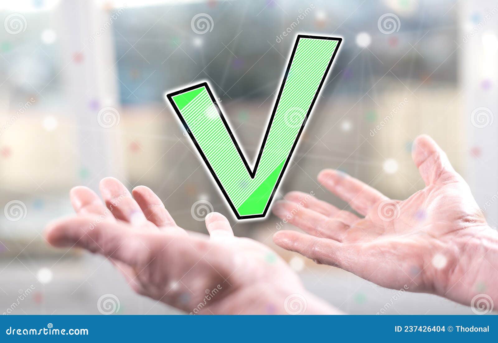 Concept of validation stock photo. Image of green, symbol - 237426404