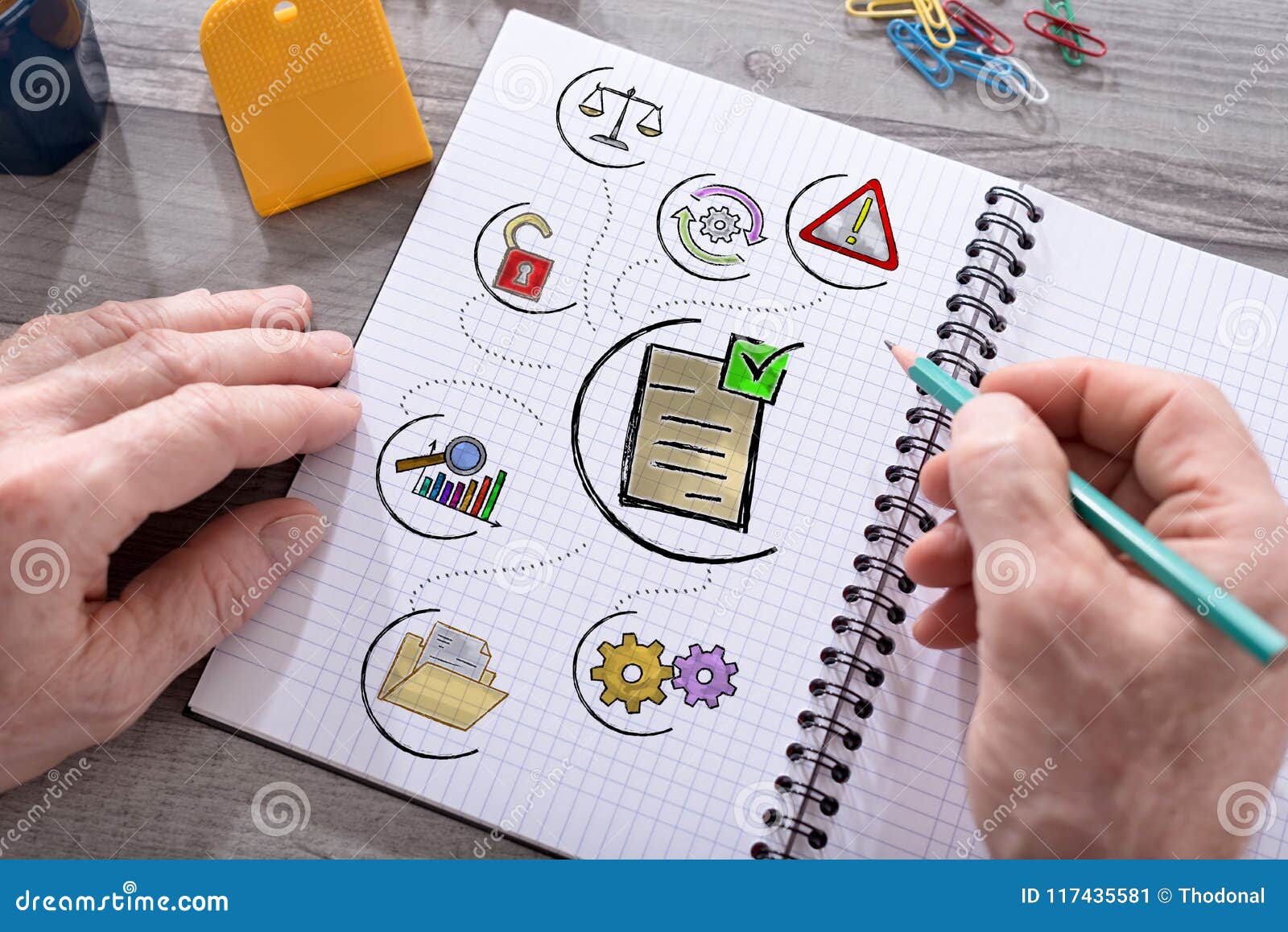 Validation Concept on a Notepad Stock Image - Image of approved ...