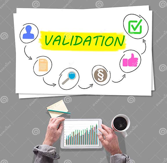 Validation Concept Placed on a Desk Stock Photo - Image of valid ...