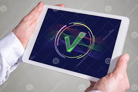 Validation Concept on a Tablet Stock Image - Image of valid, mark ...