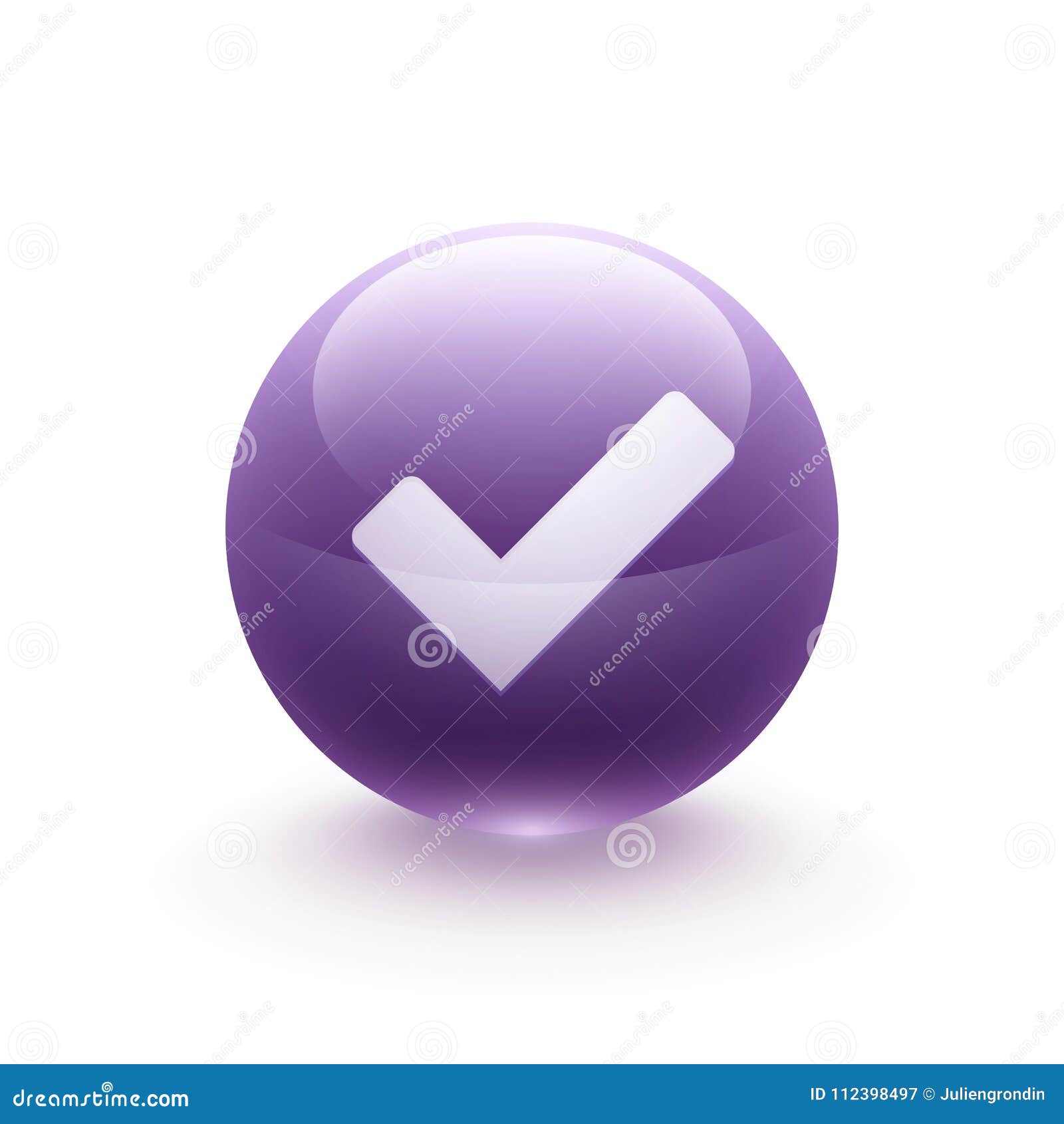 Validation Icon Special Blue Banner Background Royalty-Free ...