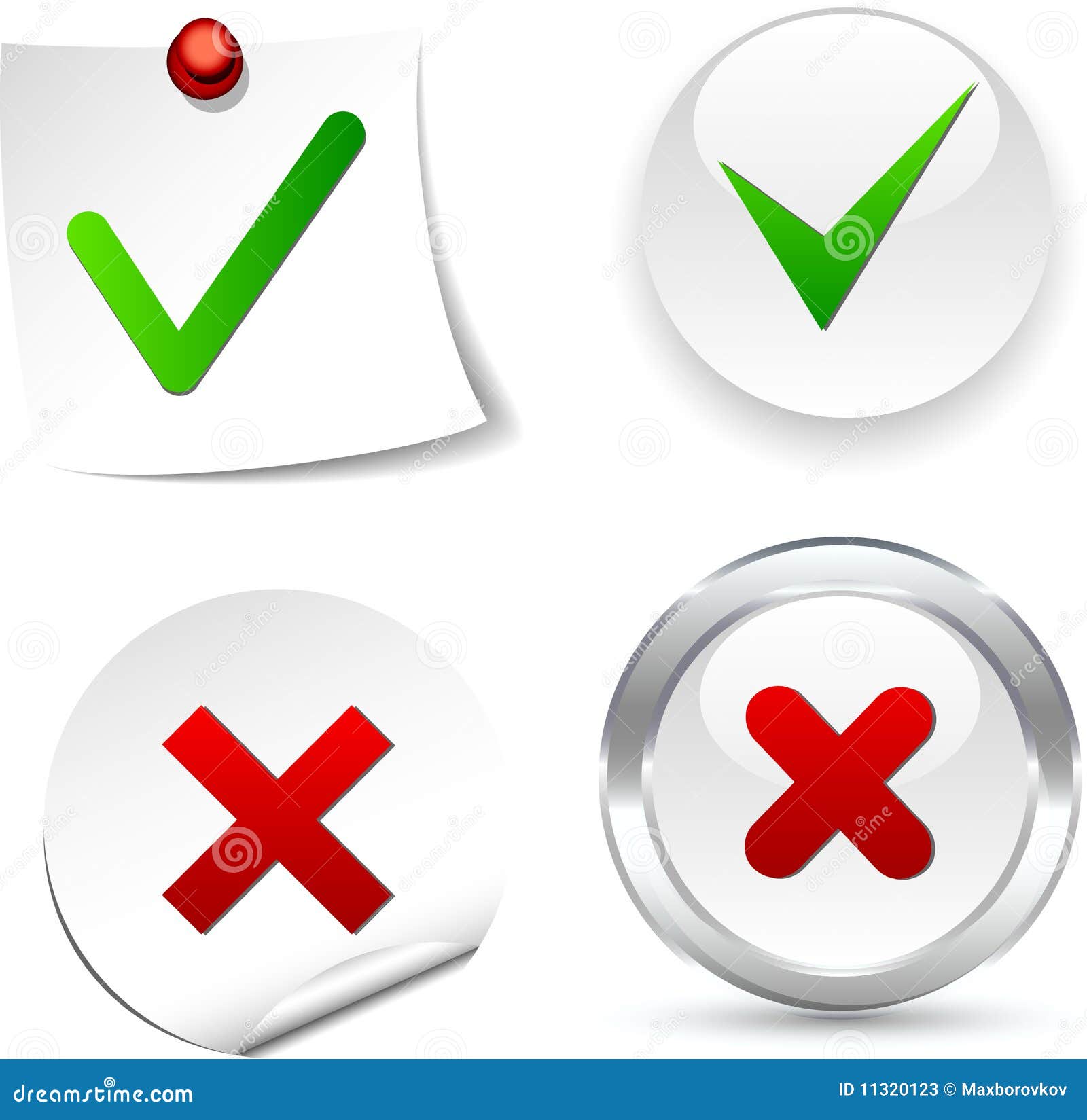 Validation Icons. Stock Photos - Image: 11320123