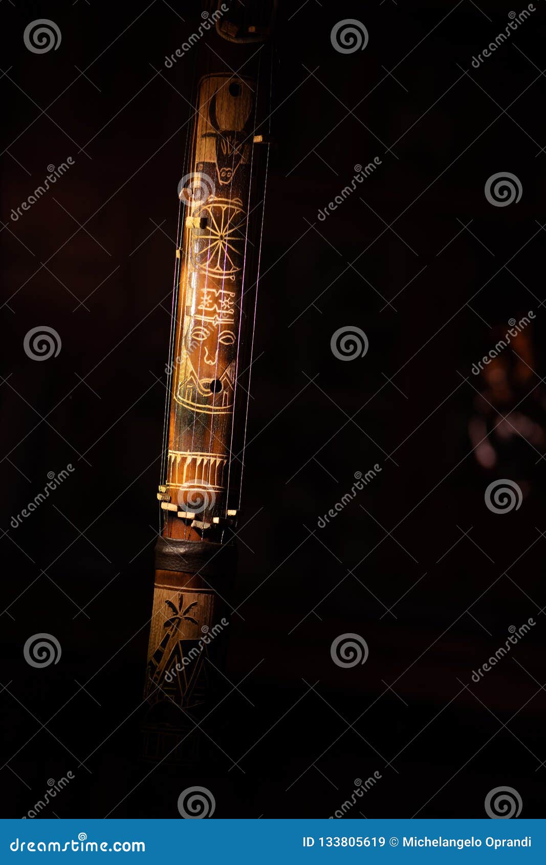 Valiha A Stringed Musical Instrument Typical Of Madagascar Royalty-Free ...