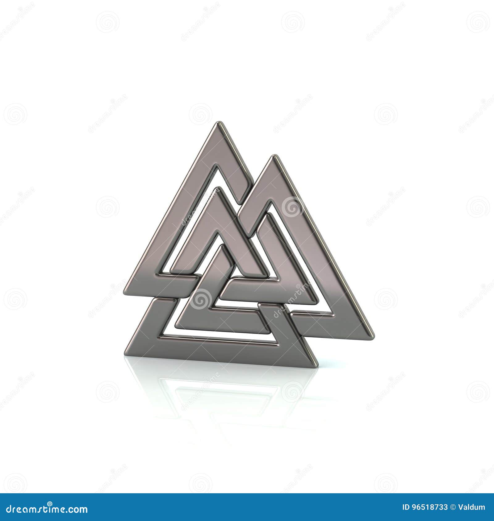 Valknut,silver Viking Symbol Stock Illustration - Illustration of ... Valknut,silver Viking Symbol Stock Illustration - Illustration of ...