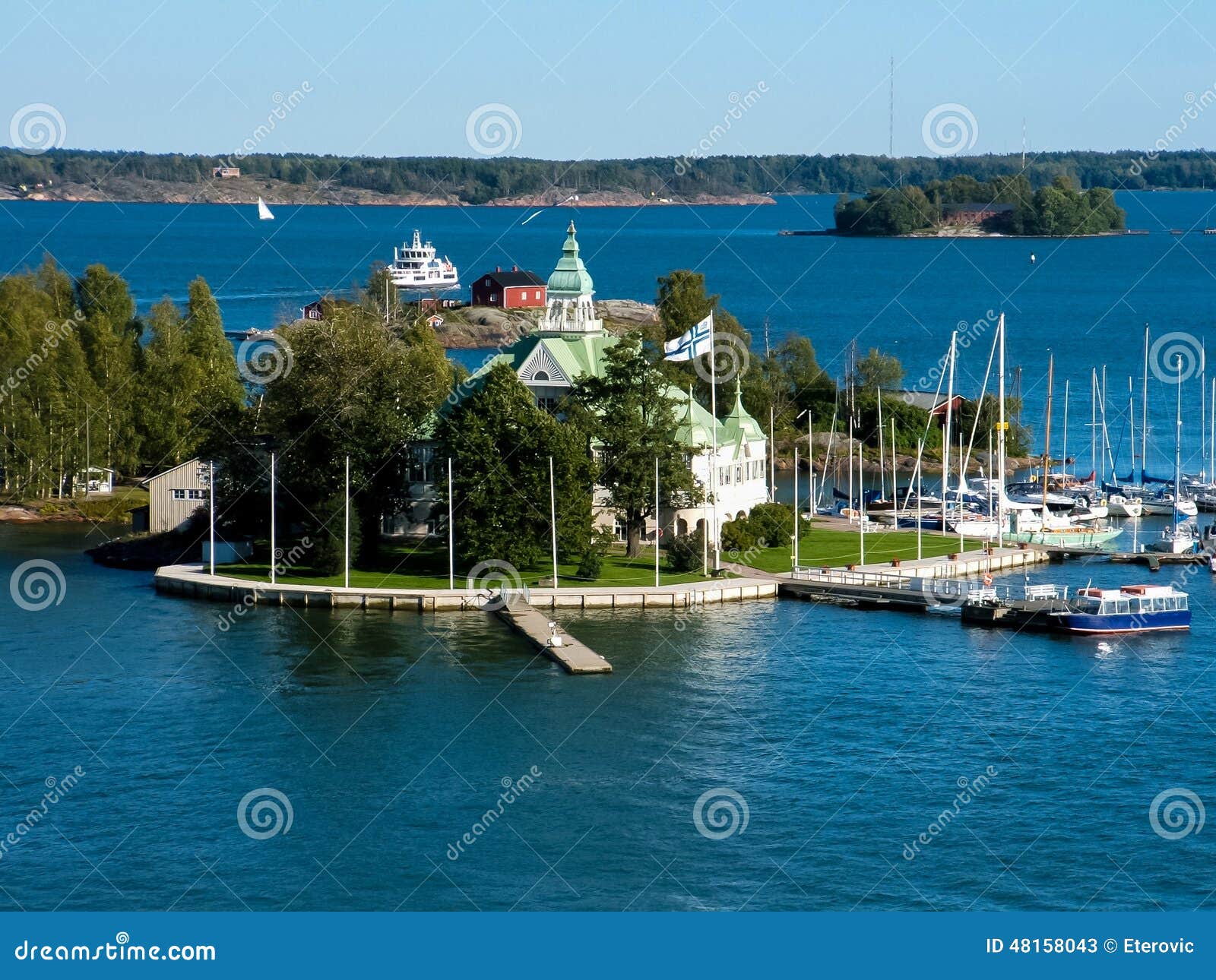 Valkosaari Island, Finland stock image. Image of finland - 48158043
