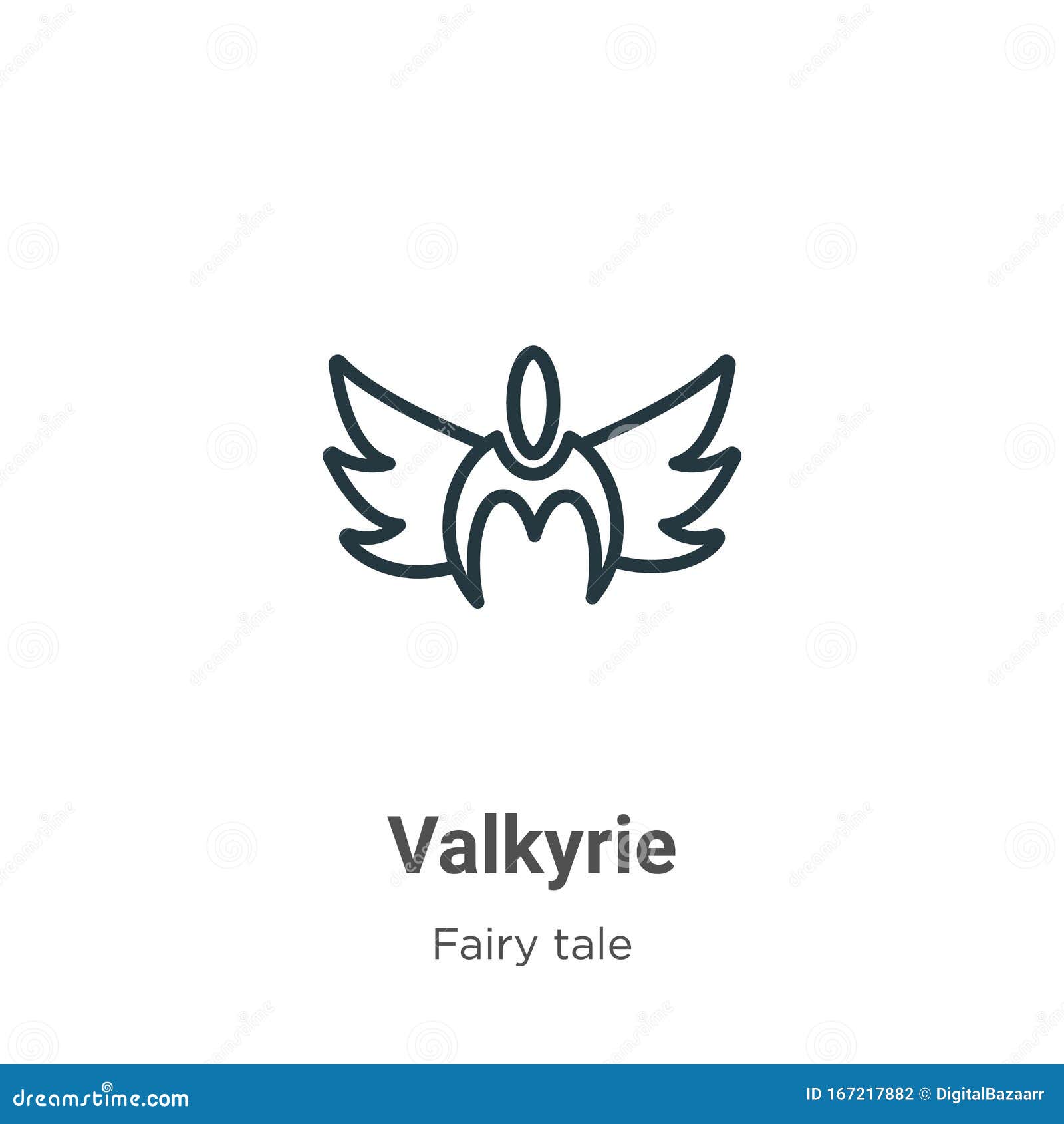 Simple Valkyrie Logo Cartoon Vector | CartoonDealer.com #231218703