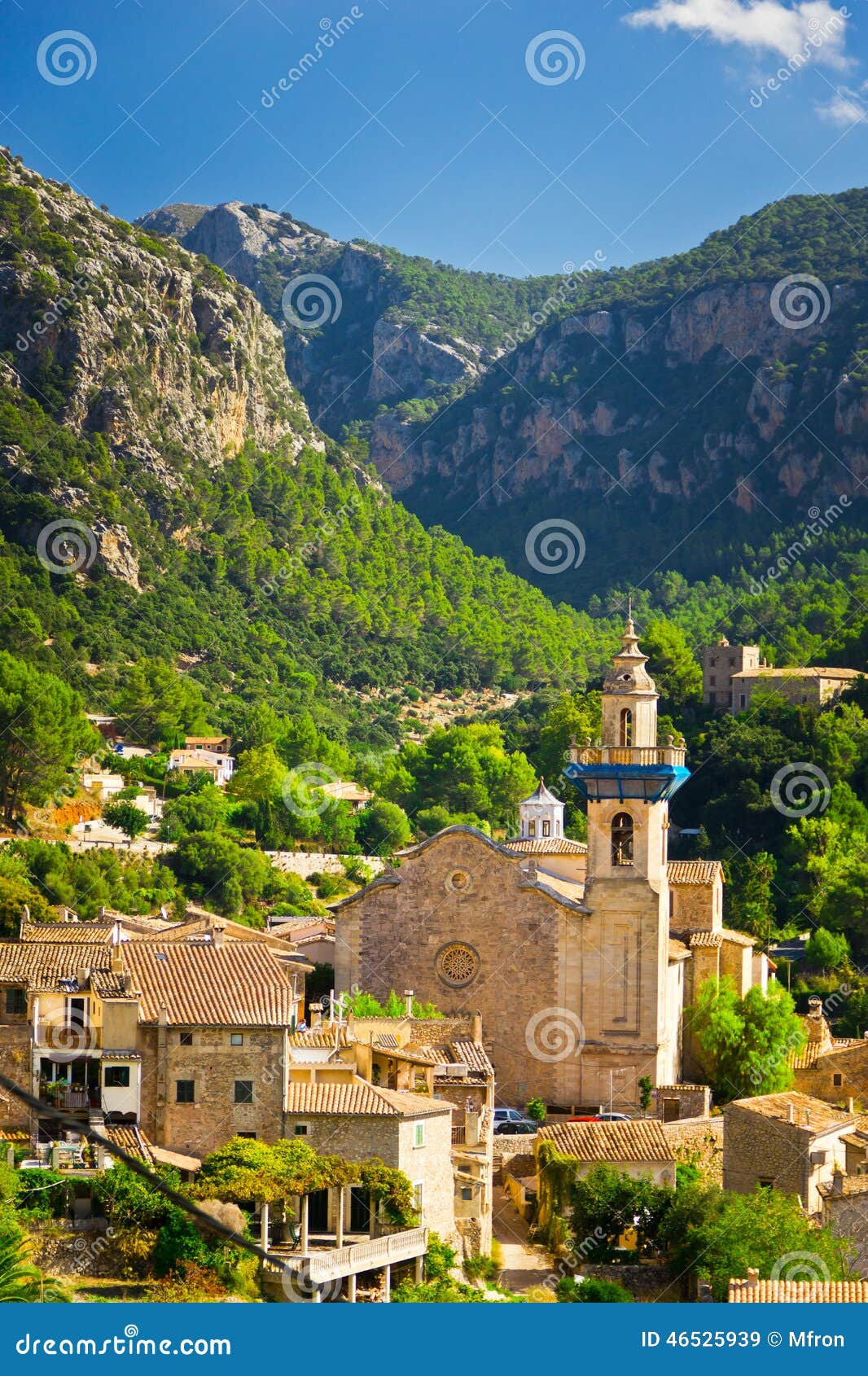 Valldemossa City, Mallorca, Spain Stock Image - Image of frederic ...