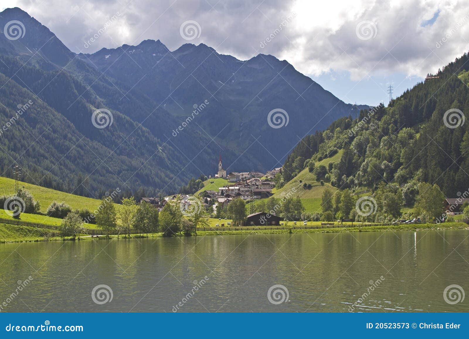 Valle dei Molini stock image. Image of selva, valle, architecture ...