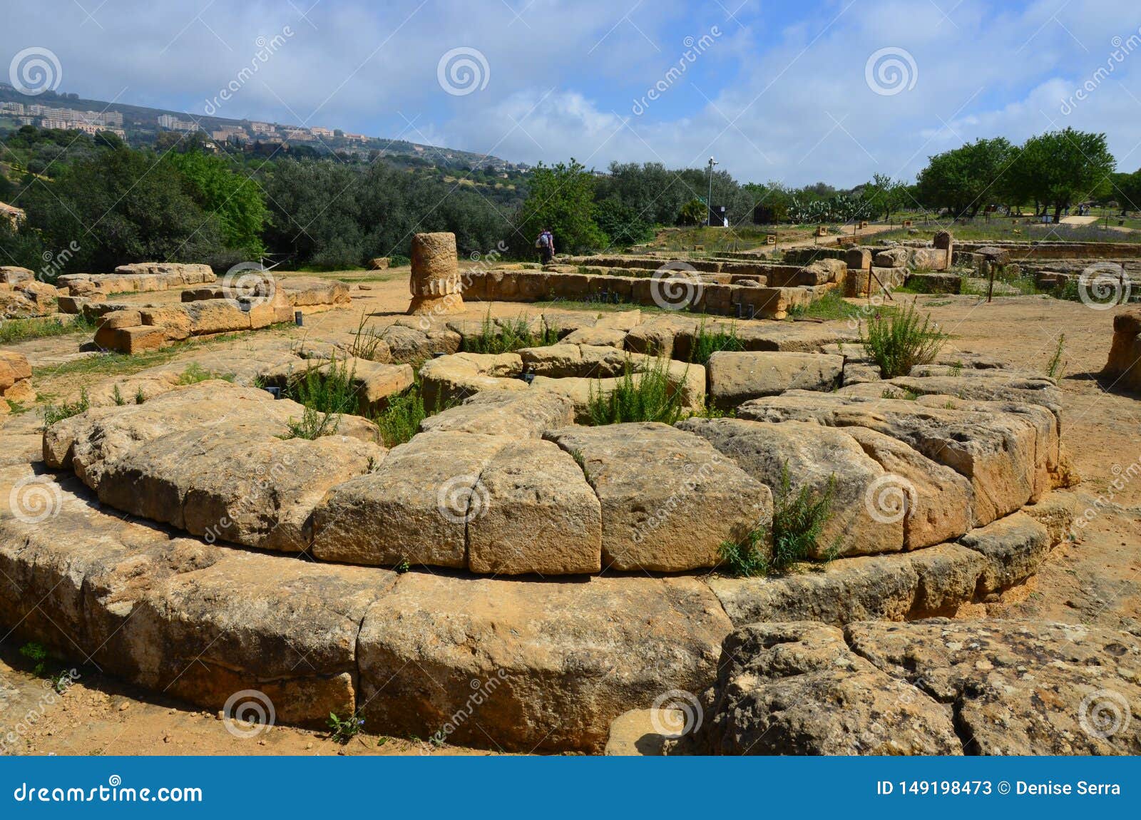 Valle Del Templo De Sicilia Agrigento Imagen de archivo - Imagen de ...