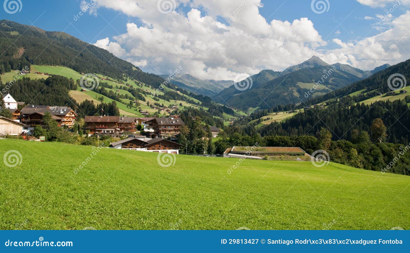 Alpbachtal immagine stock. Immagine di tirolo, austria - 29813427