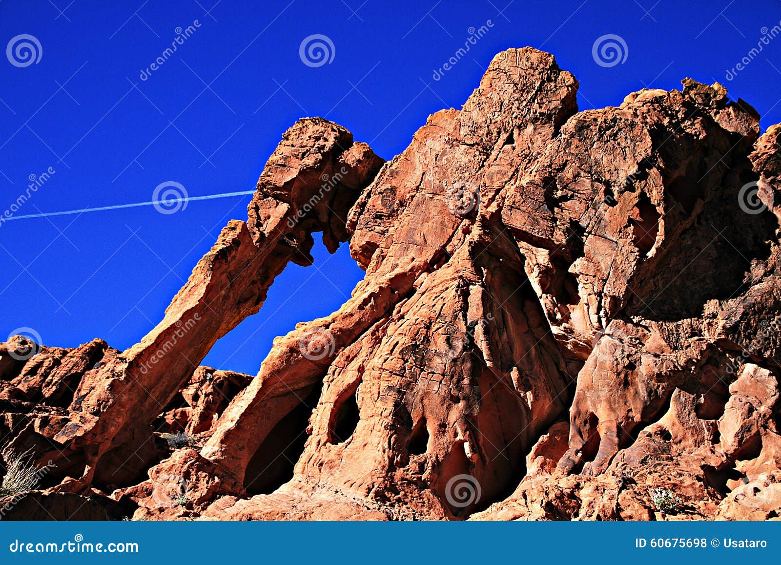 Vallei van brand rode rots stock foto. Image of geologie - 60675698