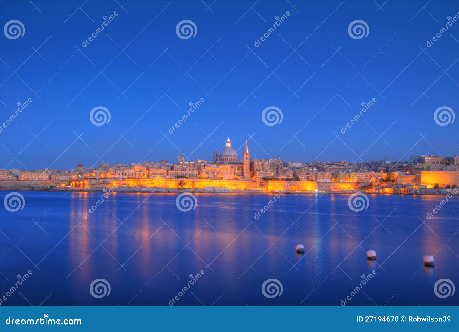 Valletta, Malta stock photo. Image of evening, marina - 27194670
