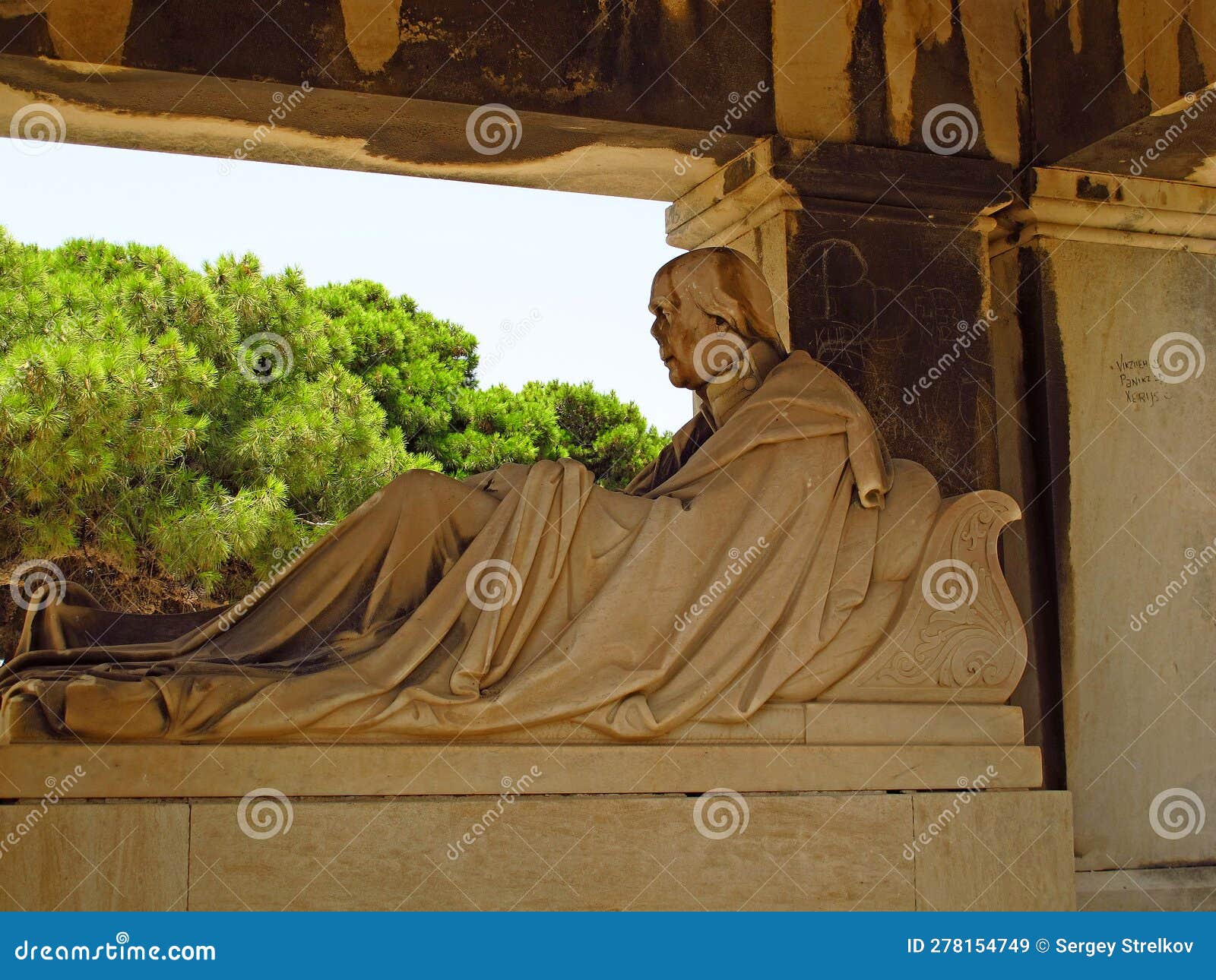Valletta, Malta - 18 Jul 2011: the Monument in Valletta, Malta ...