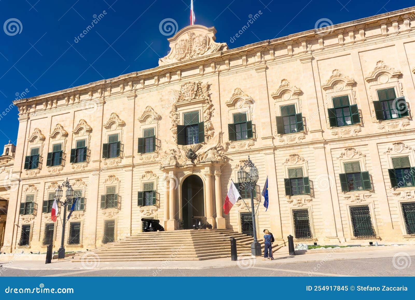 Valletta, Malta, 22 May 2022: City Hall of Valletta Editorial Image ...
