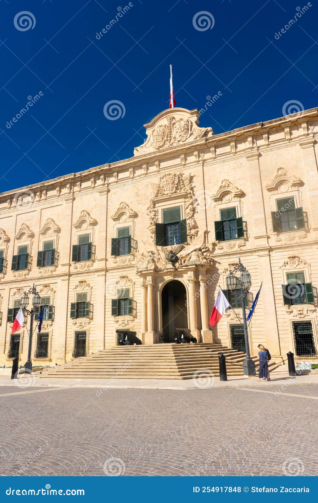 Valletta, Malta, 22 May 2022: City Hall of Valletta Editorial Stock ...