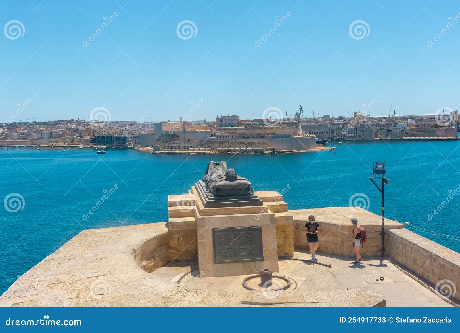 Valletta, Malta, 22 May 2022: View from the Upper Gardens of Valletta ...