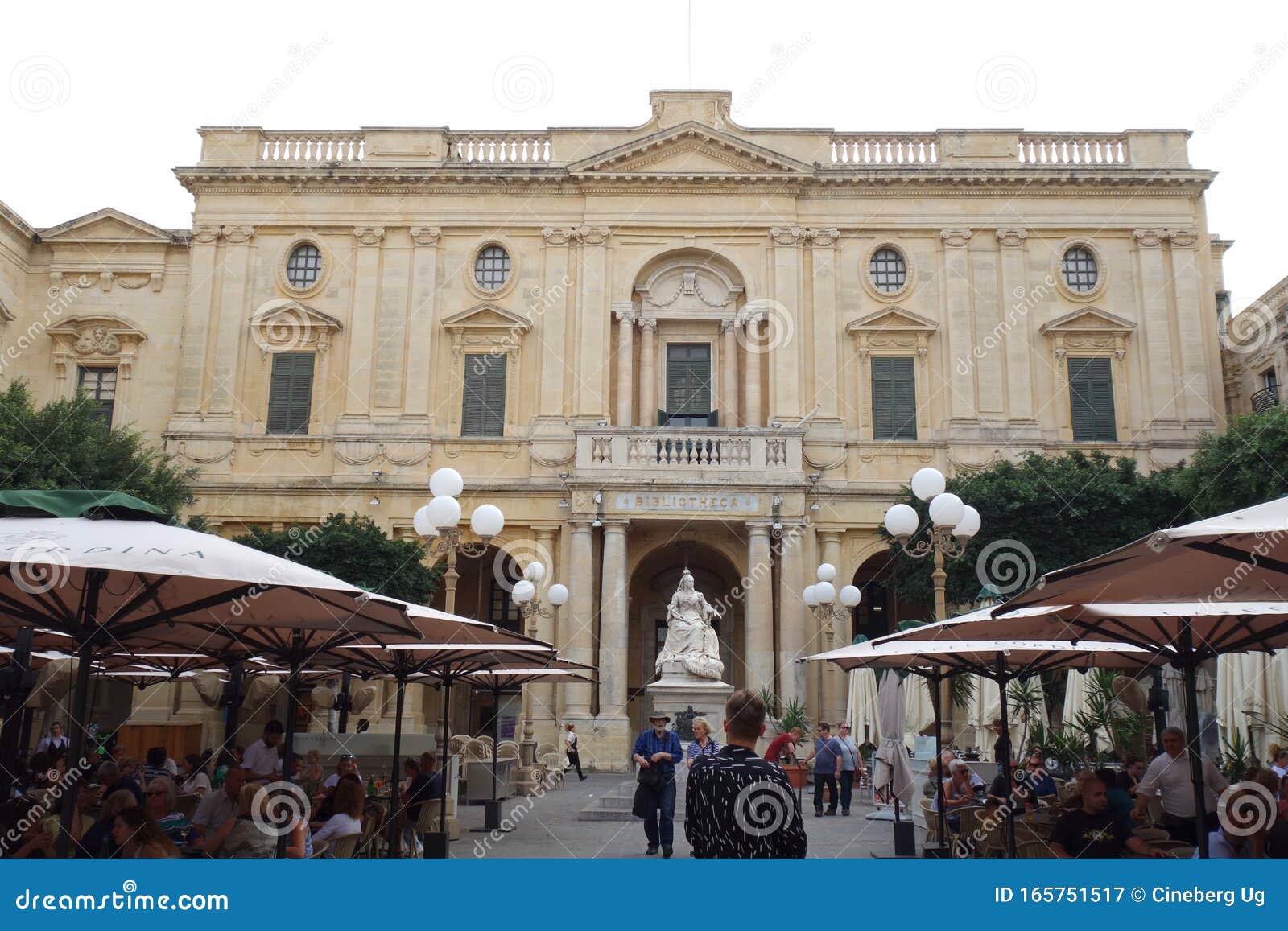 The Bibliotheca in Valletta, Malta Editorial Photography - Image of ...