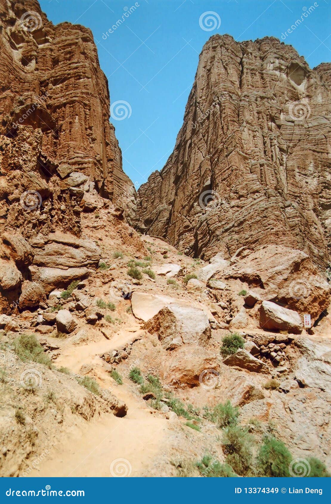 Valley stock image. Image of geologic, valley, drought - 13374349