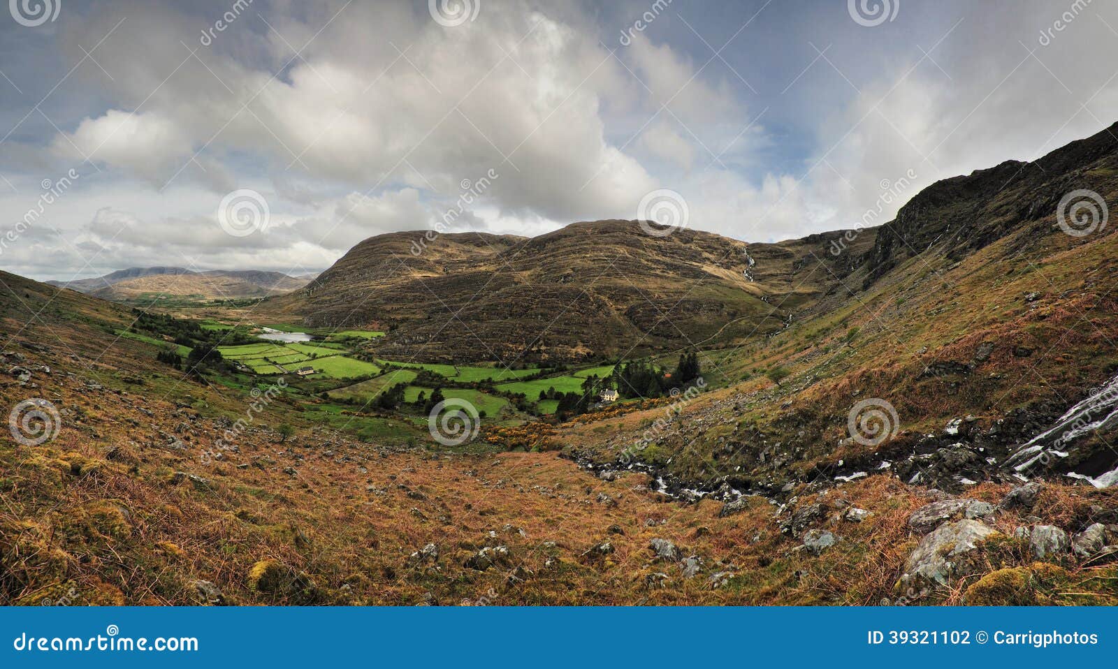 Valley stock photo. Image of meadow, mountain, adrigole - 39321102