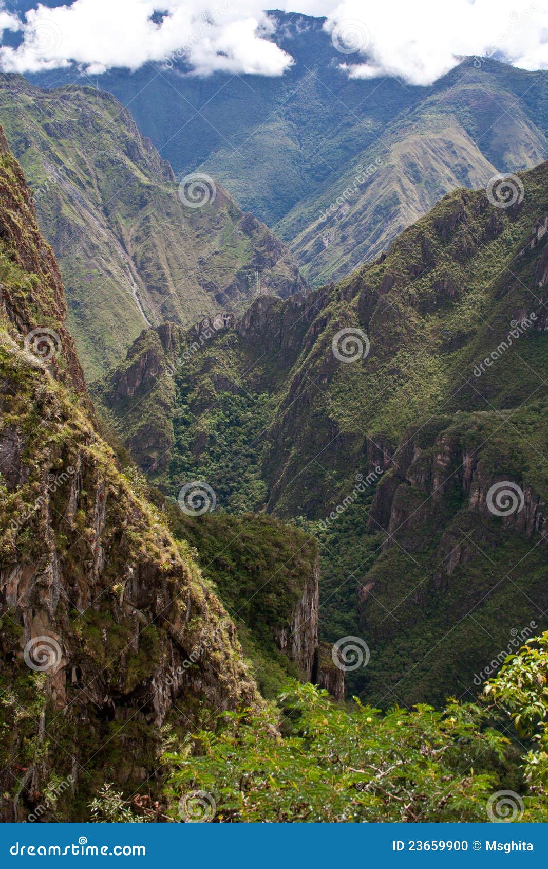Valley in the Andes Mountains Stock Photo - Image of inka, america ...