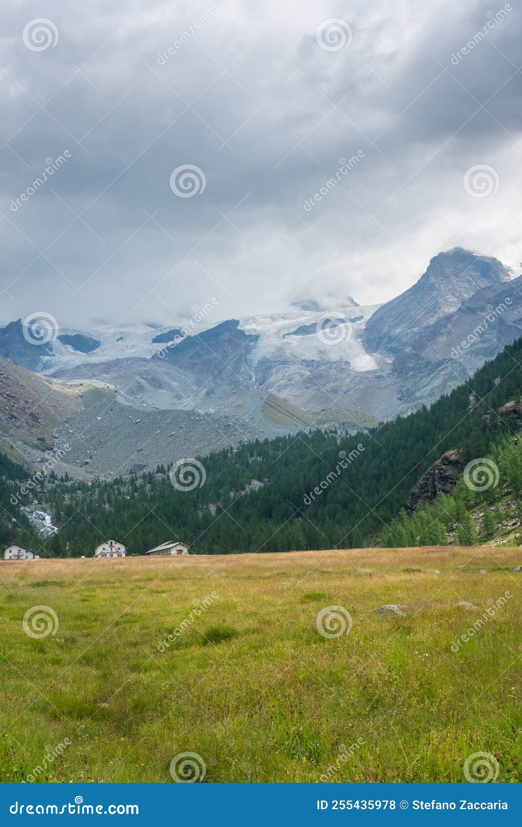 Valley of Ayes in Aosta Valley, Italy Stock Photo - Image of fresh ...