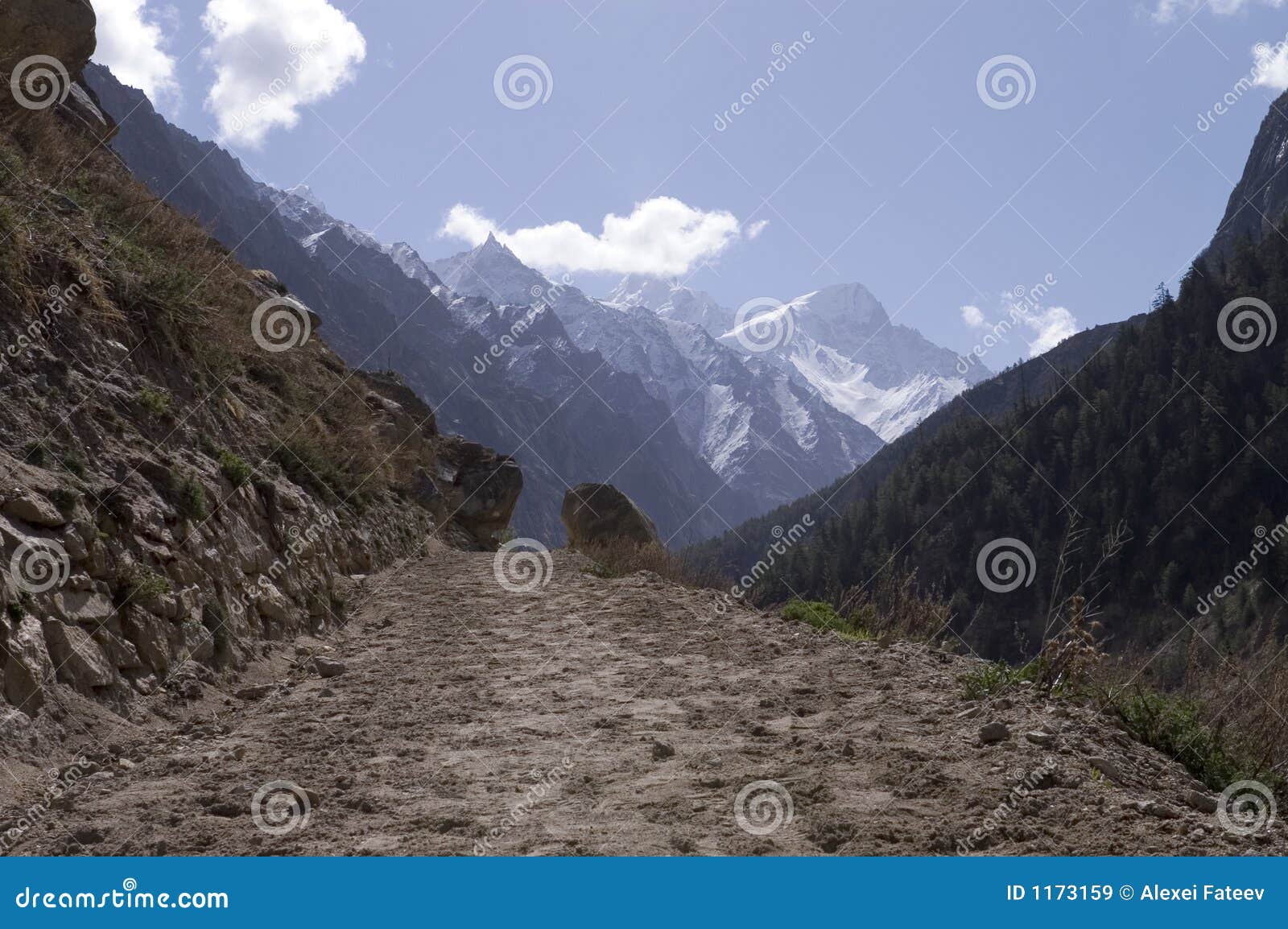 Valley Of Bhagirathi, View To Gomukh Picture. Image: 1173159