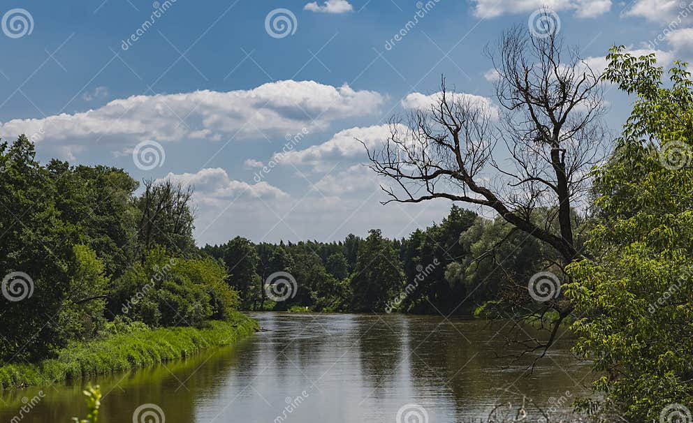 The Valley of the Bug River, Which is the Natural Border between Poland ...