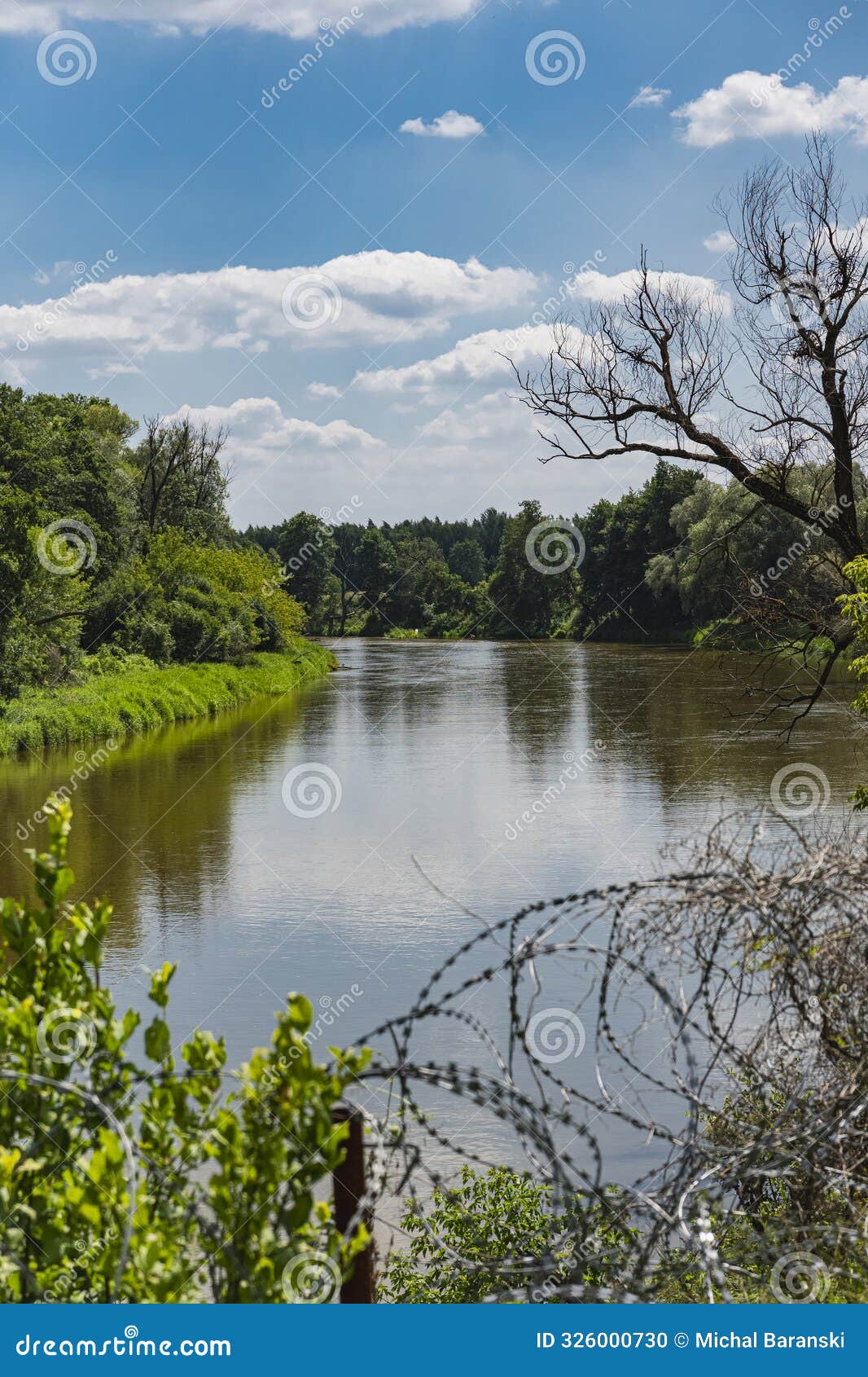 The Valley of the Bug River, Which is the Natural Border between Poland ...