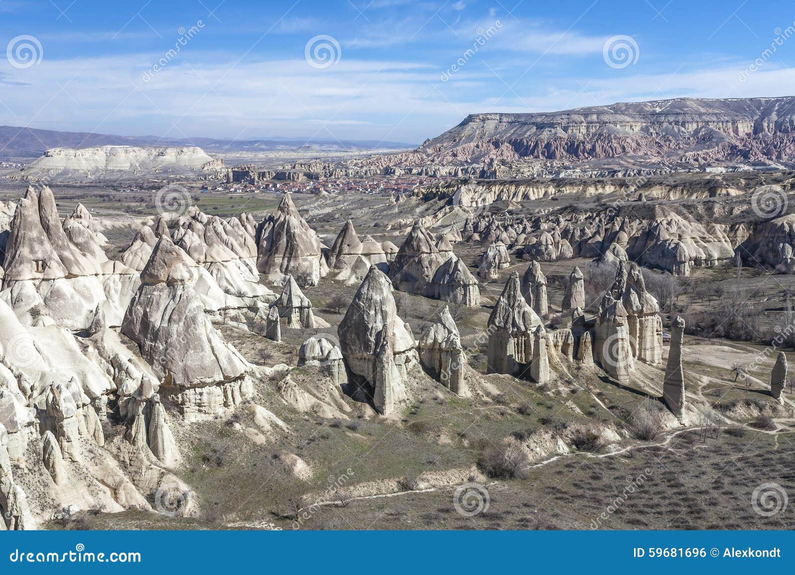 Valley of Capadocia. Turkey. Stock Photo - Image of feature, famous ...