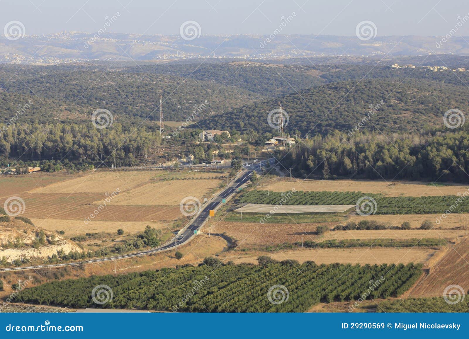 Valley of Ellah in the Judeia Hills Stock Image - Image of israel, suqo ...