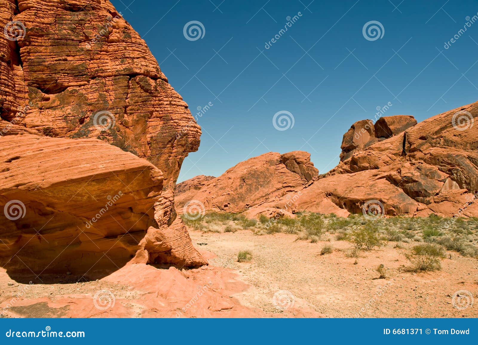 Valley of Fire landscape stock image. Image of desolate - 6681371