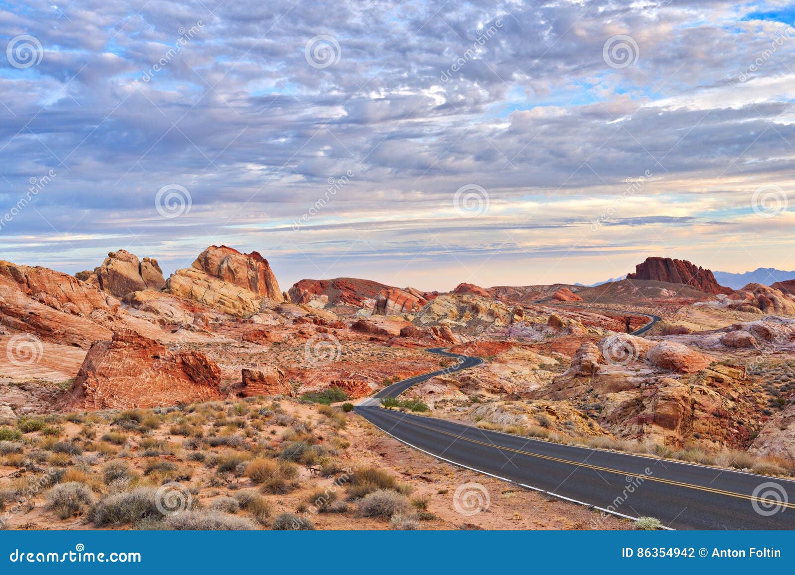 Valley Of Fire Panorama Stock Photo | CartoonDealer.com #218382294