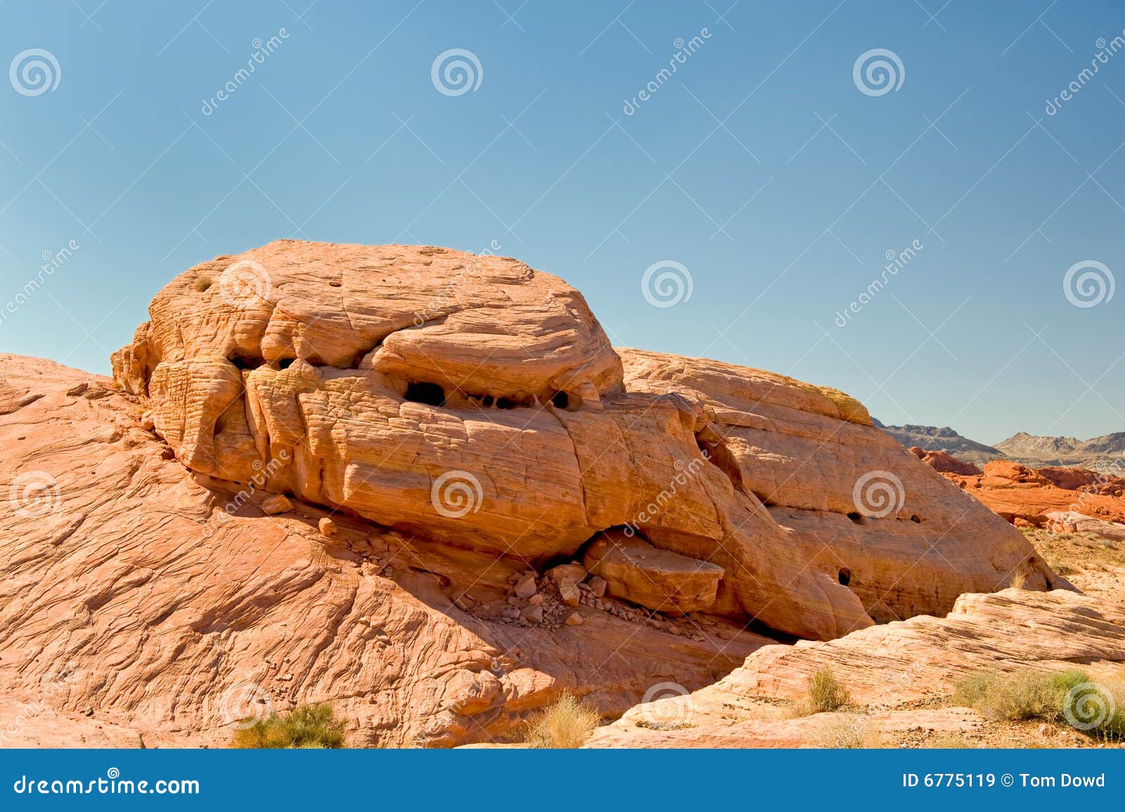 Valley of Fire Rock Formation Stock Image - Image of desert, fire: 6775119