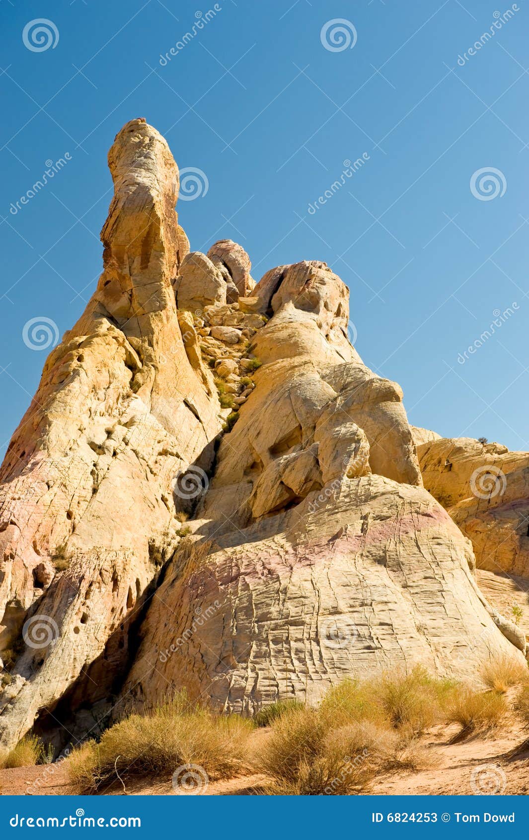 Valley of Fire Rocks stock image. Image of rocky, clear - 6824253