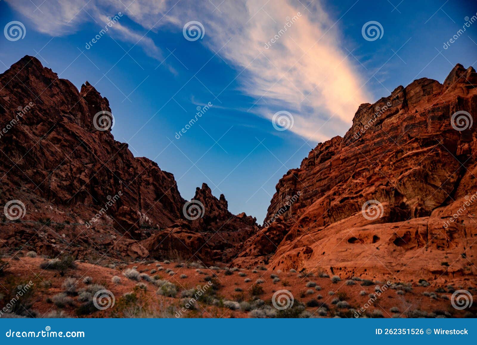 Valley of Fire State Park in Moapa, USA Stock Photo - Image of ...