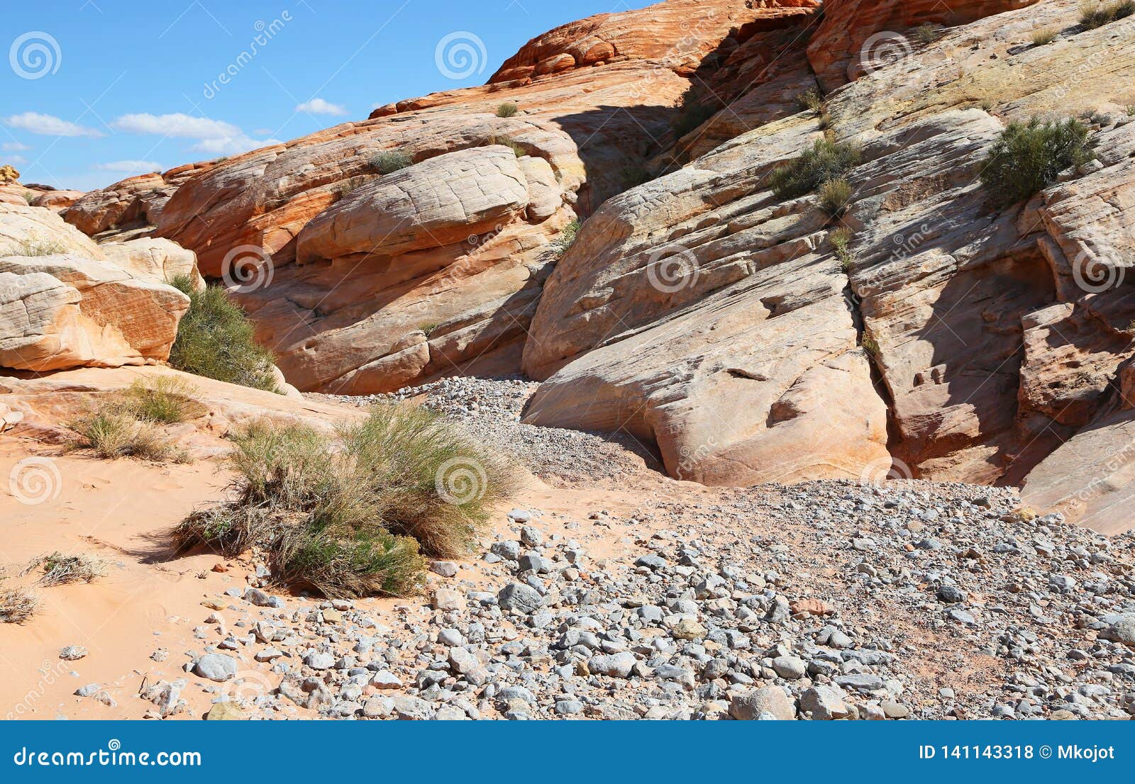 Dry river bed stock photo. Image of formation, natural - 141143318