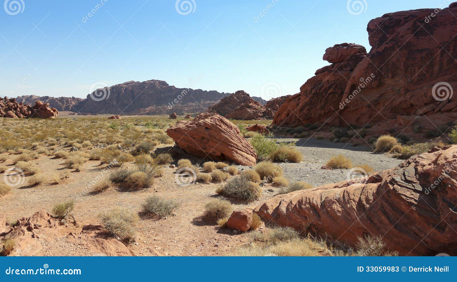 A Valley of Fire State Park View Stock Image - Image of sedimentary ...