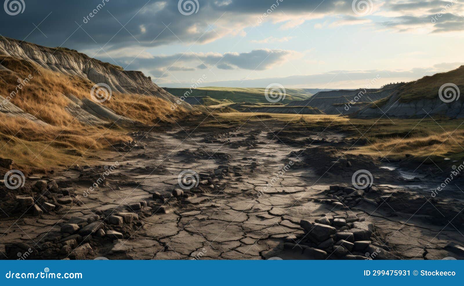 Post-apocalyptic Landscape: a Melting Pot of Grit and Grain Stock ...