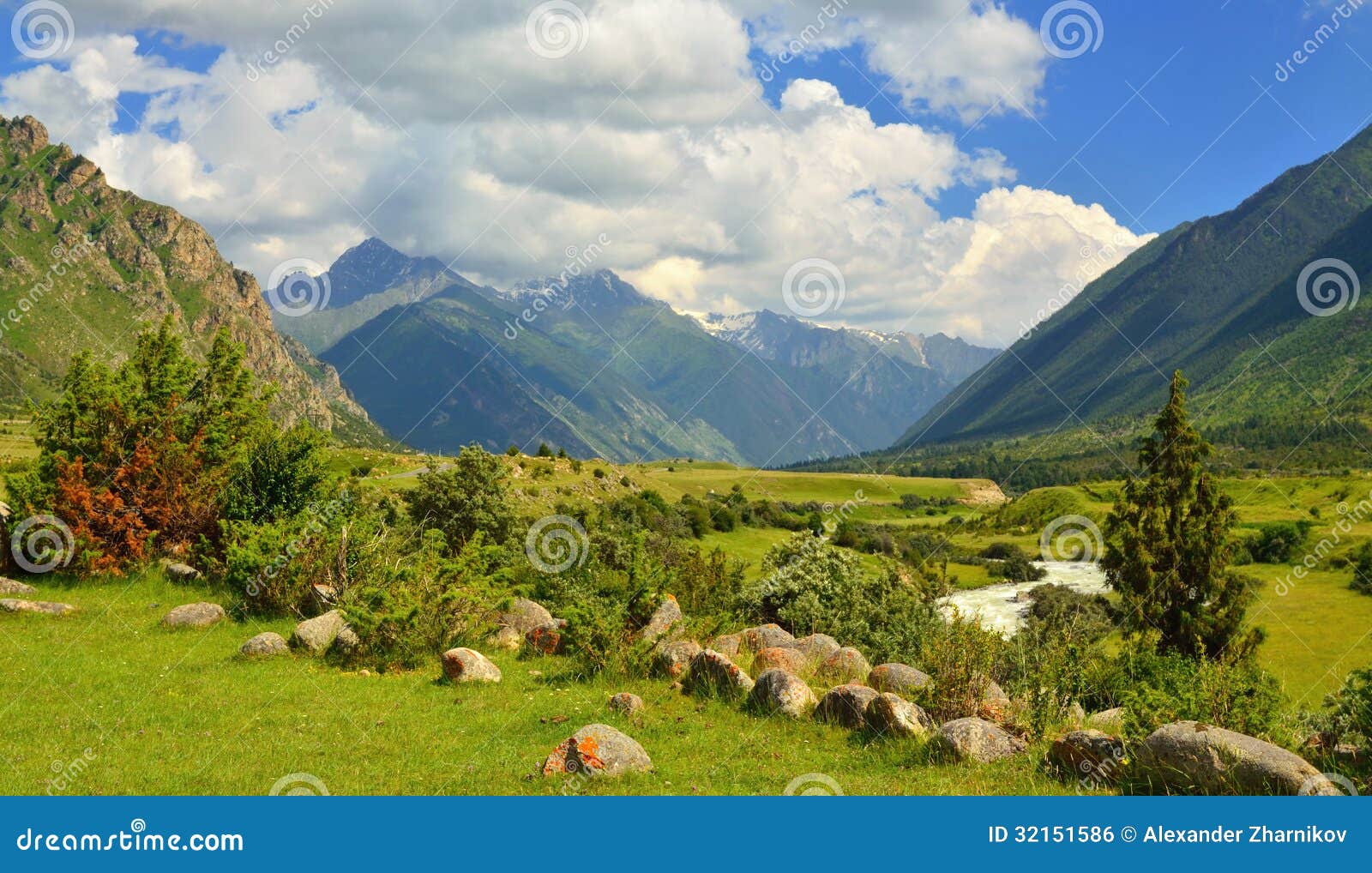 Valley Kuban stock photo. Image of ecology, beauty, foliage - 32151586