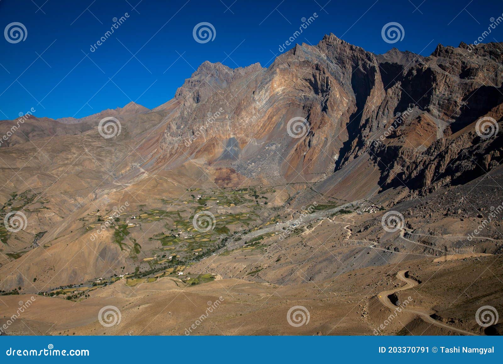 Valley Ladakh Climate Change Himalaya Stock Image - Image of climate ...