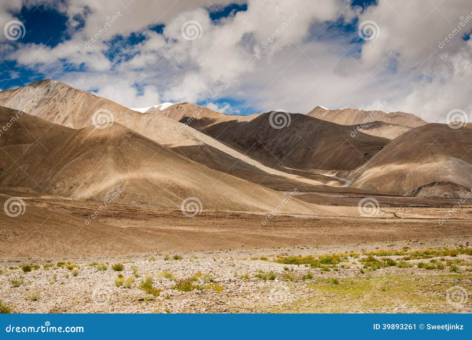 Valley of leh stock image. Image of green, peak, shadow - 39893261