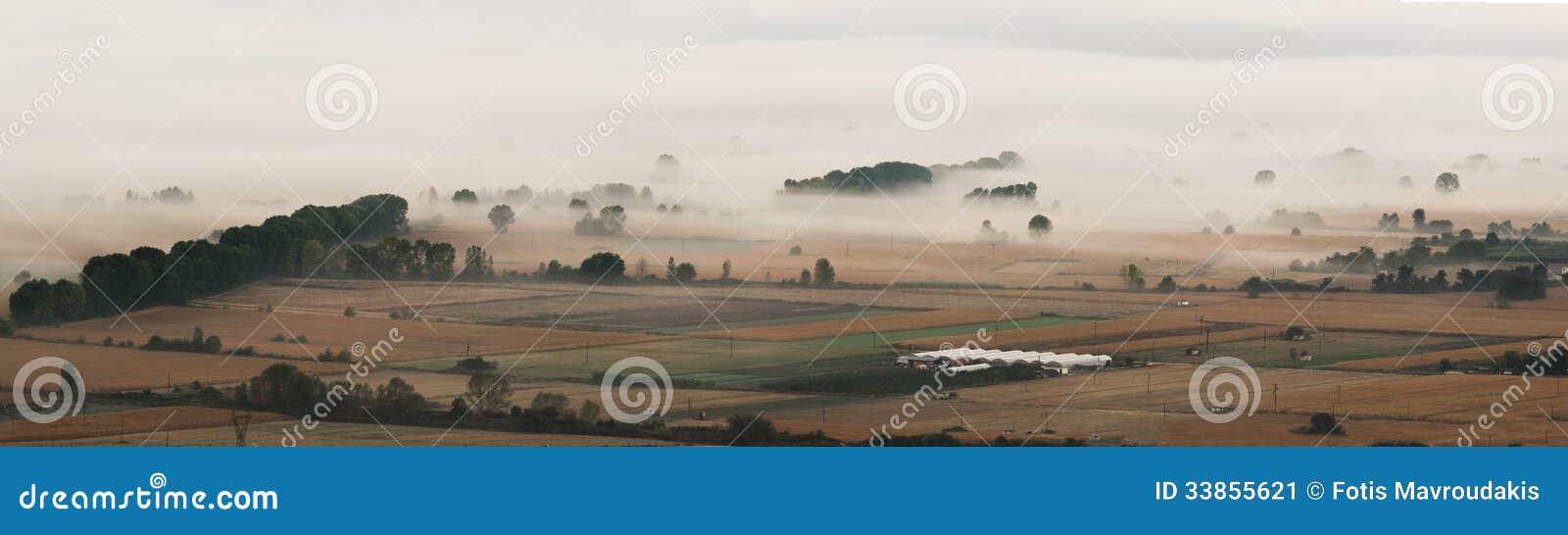 Valley in the mist stock image. Image of environment - 33855621