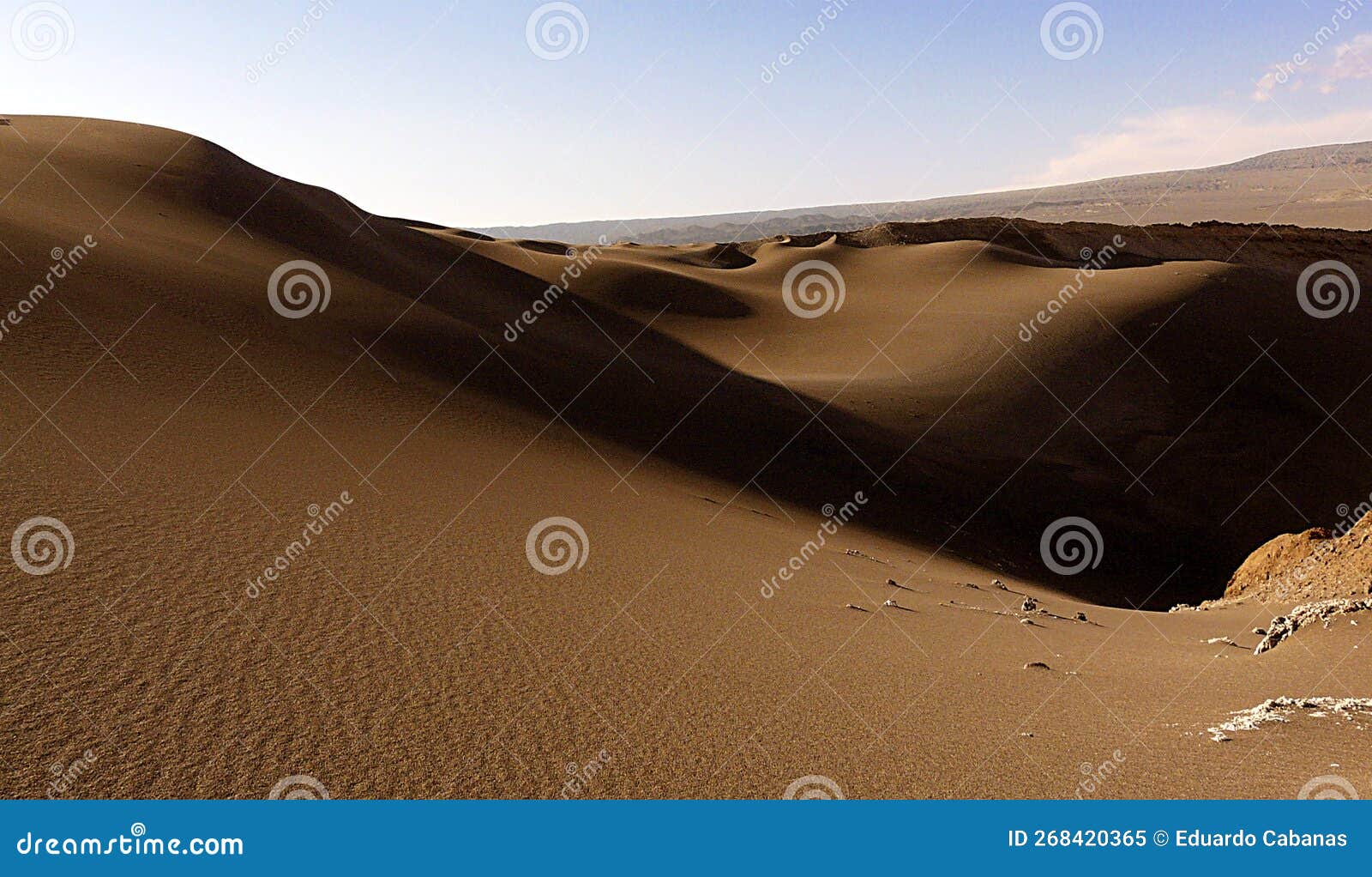 Valley of the Moon in the Atacama Desert, Chile Stock Image - Image of ...