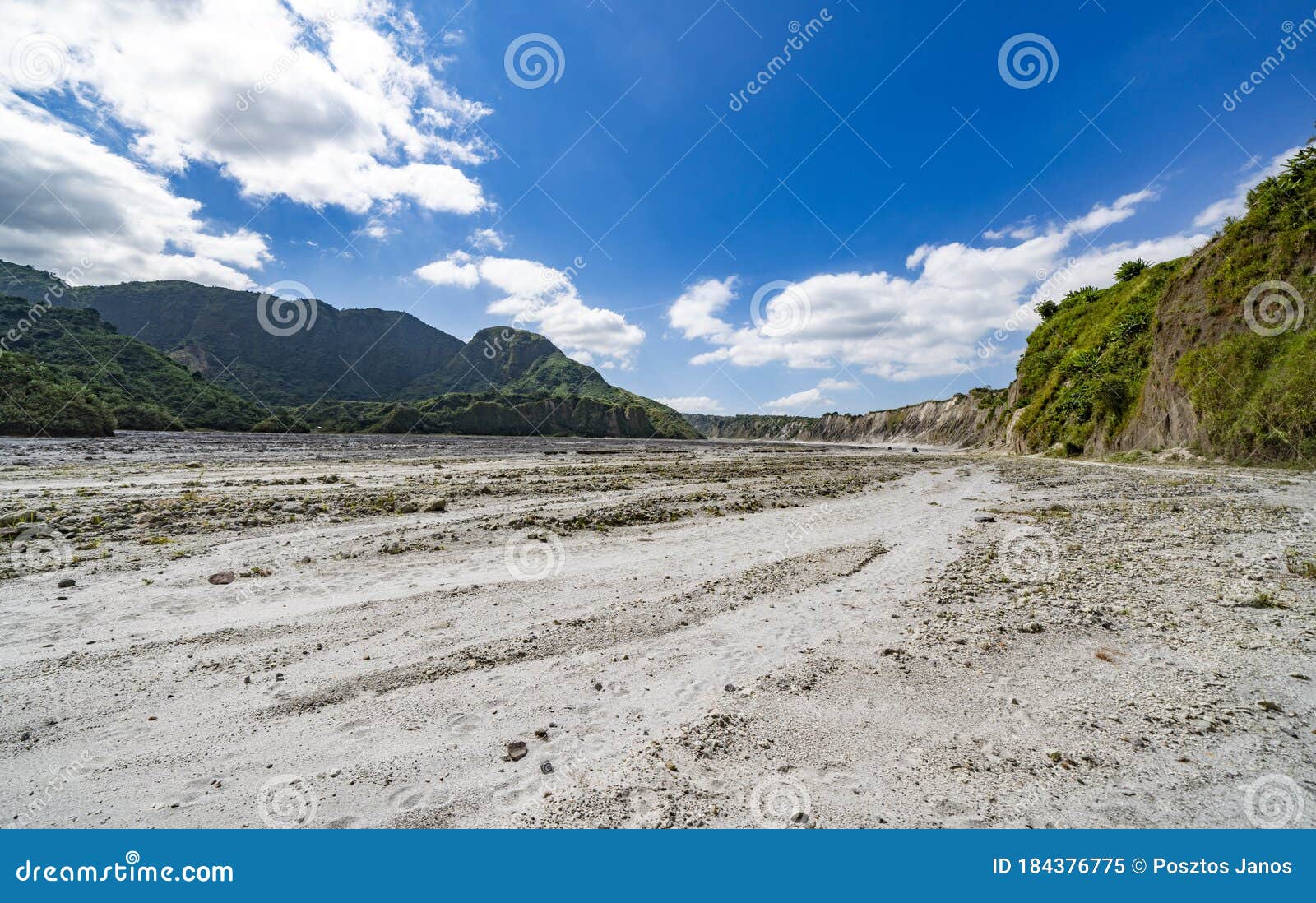 Valley at Pinatubo Volcano, Philippines Stock Image - Image of ...