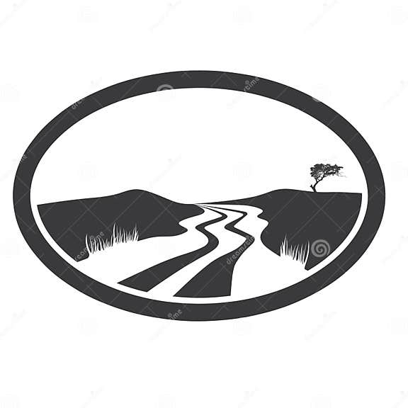 Valley road stock vector. Illustration of background - 14923130