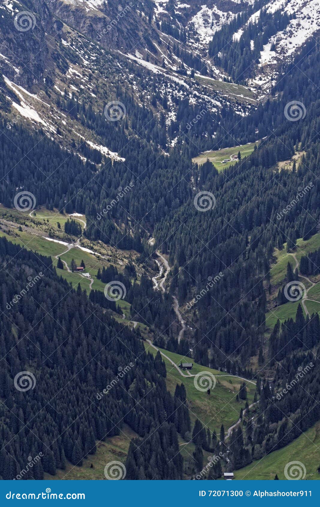 Valley in spring stock photo. Image of sport, stone, green - 72071300