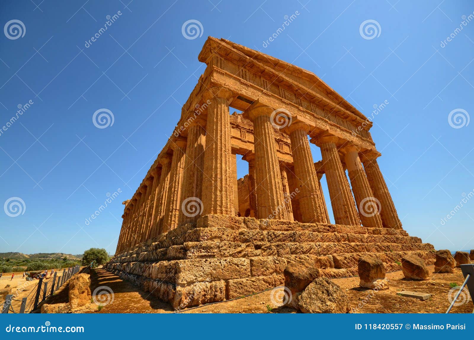 Valley of Temples Agrigento, Italy, Sicily. Editorial Photography ...