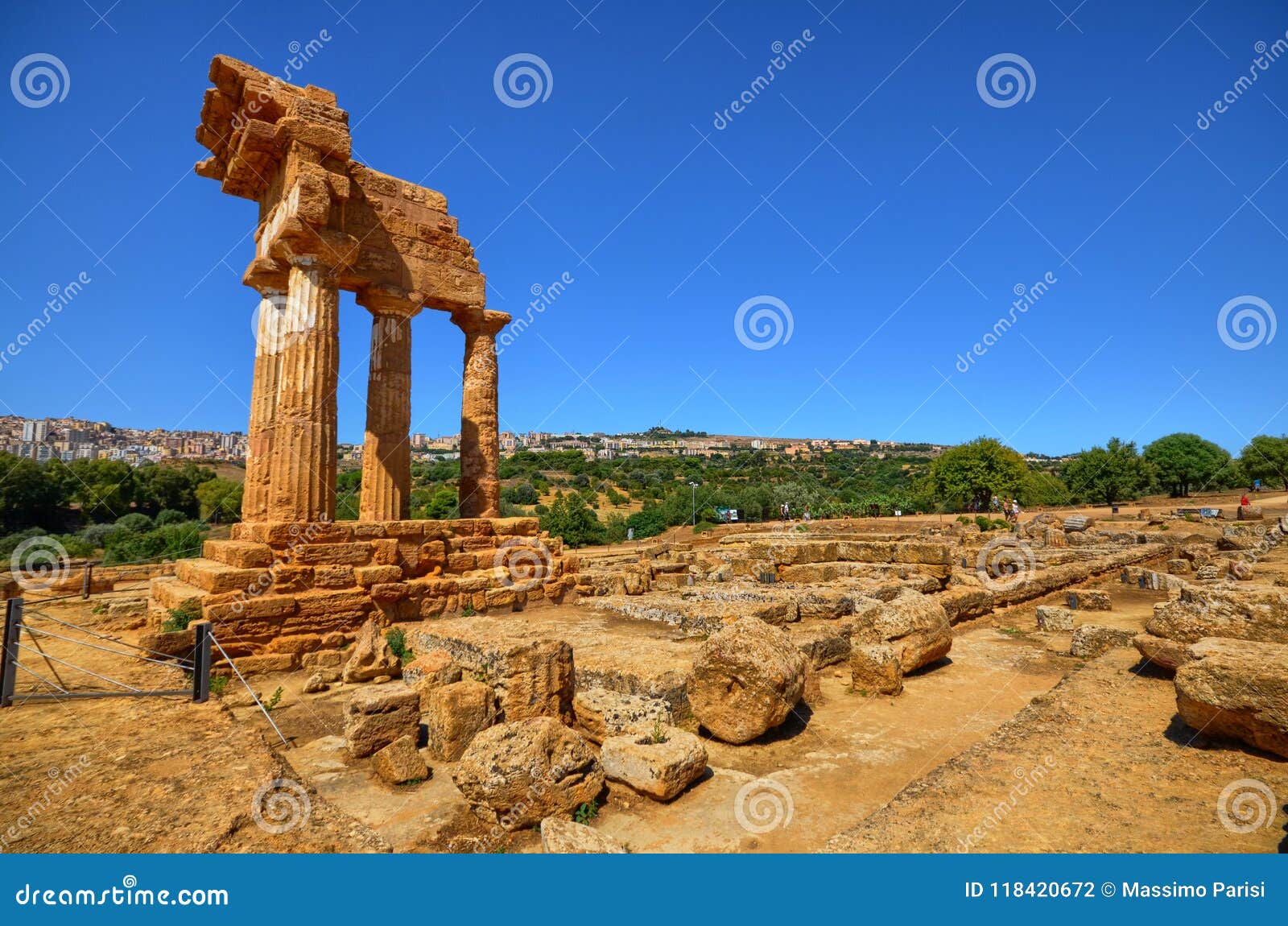 Valley of Temples Agrigento, Italy, Sicily. Editorial Photography ...