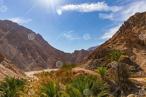 The Valley between Two Mountains Stock Photo - Image of fell, geology ...